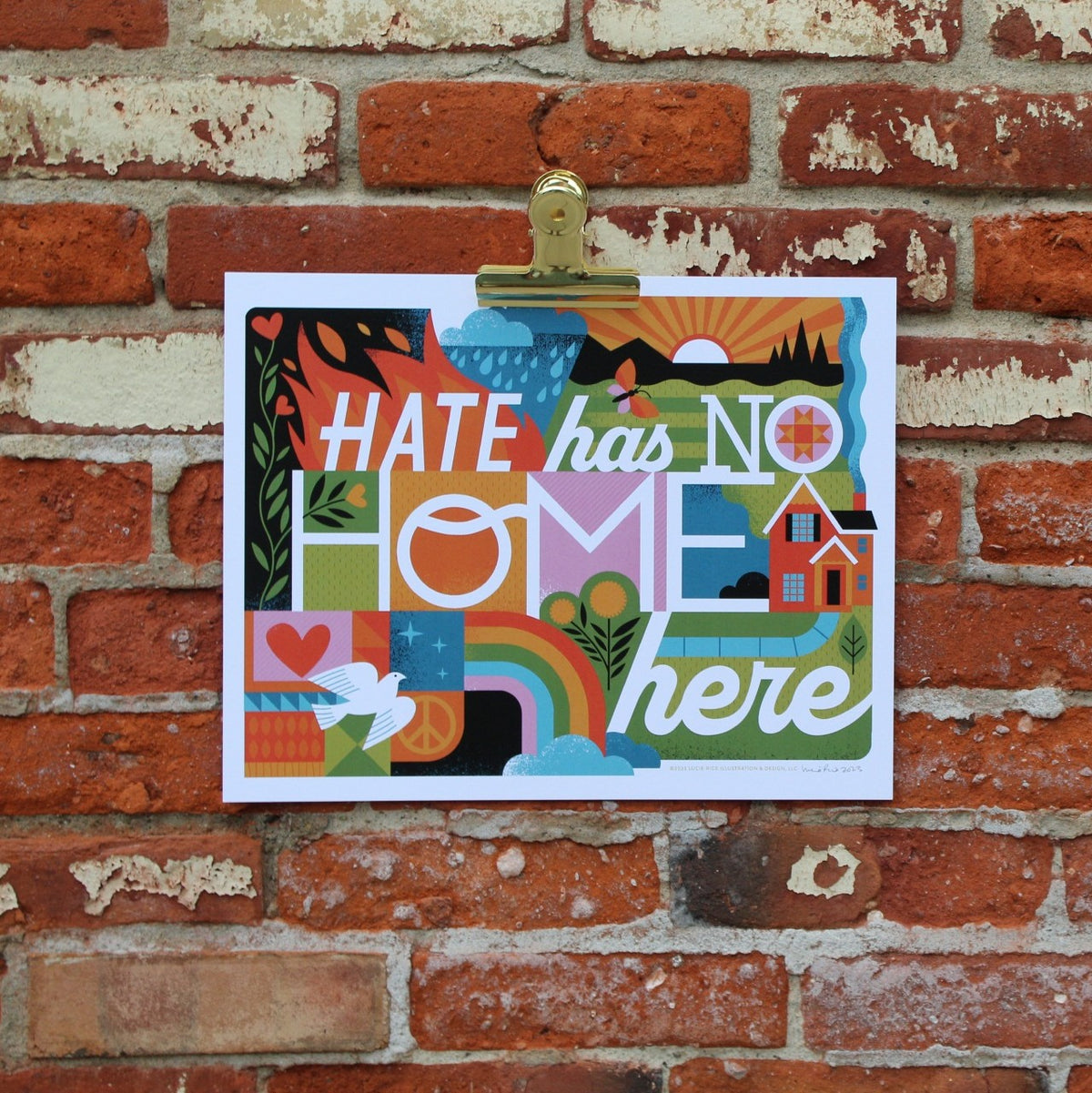 Hate Has No Home Here Print – FOUND Gallery Ann Arbor