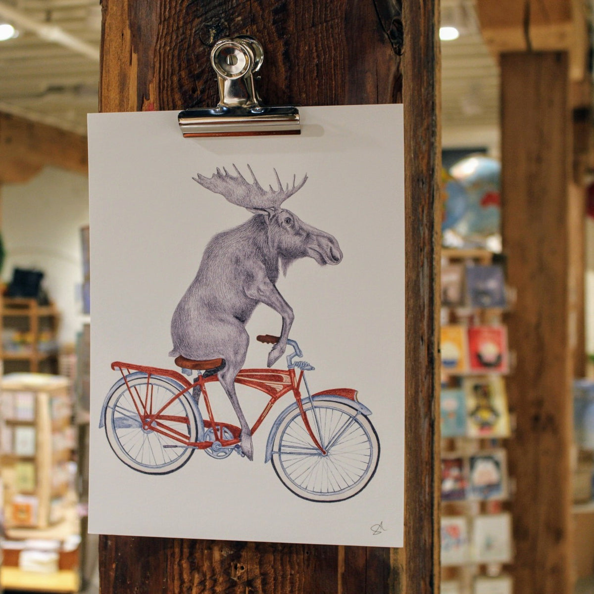 Murray Maynooth Moose Portrait Study – FOUND Gallery Ann Arbor