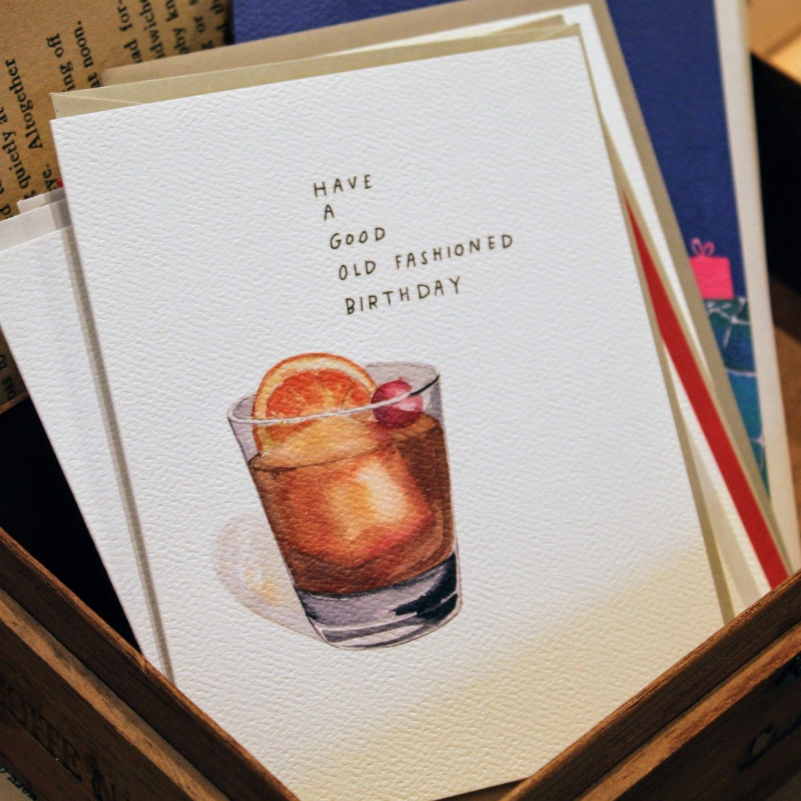 Old Fashioned Birthday Card – FOUND Gallery Ann Arbor