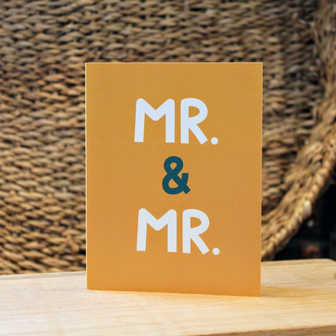 Mr. & Mr. Wedding Card – FOUND Gallery Ann Arbor
