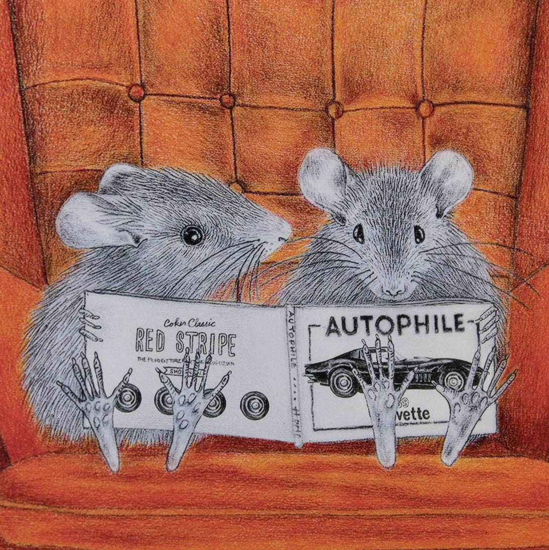 Midge & Mondo Pines Field Mouse Portrait Study – FOUND Gallery Ann Arbor