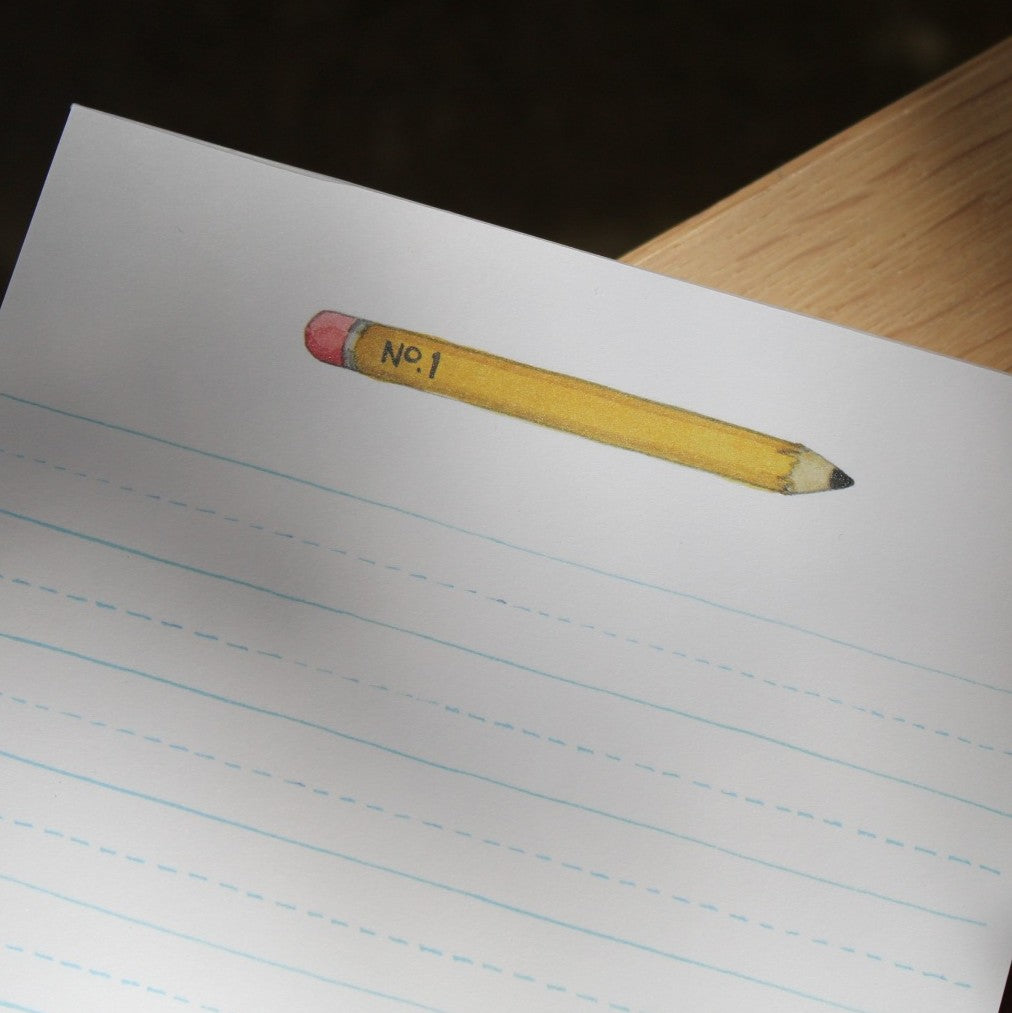 Pencil Notepad – FOUND Gallery Ann Arbor