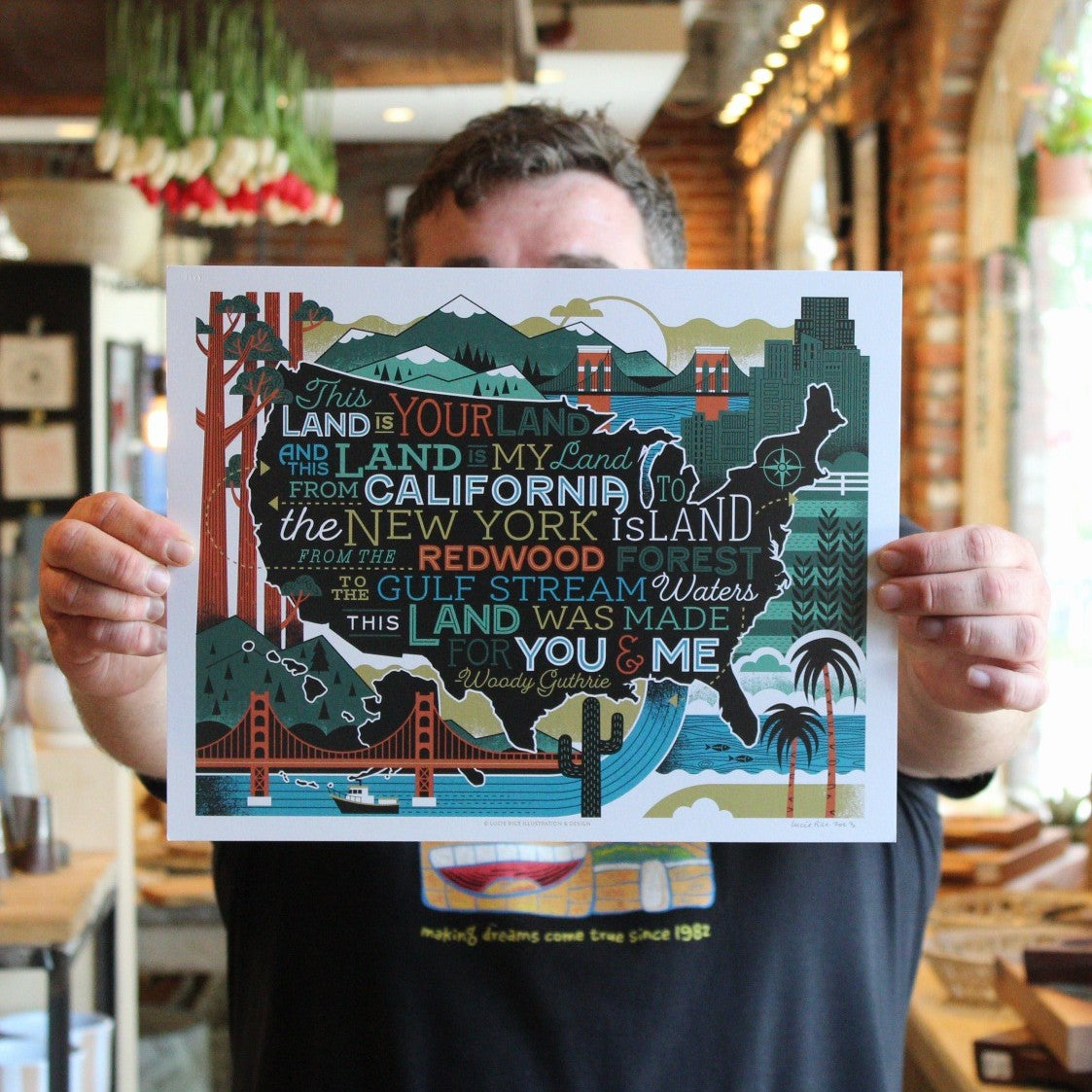 This Land Is Your Land Print – FOUND Gallery Ann Arbor
