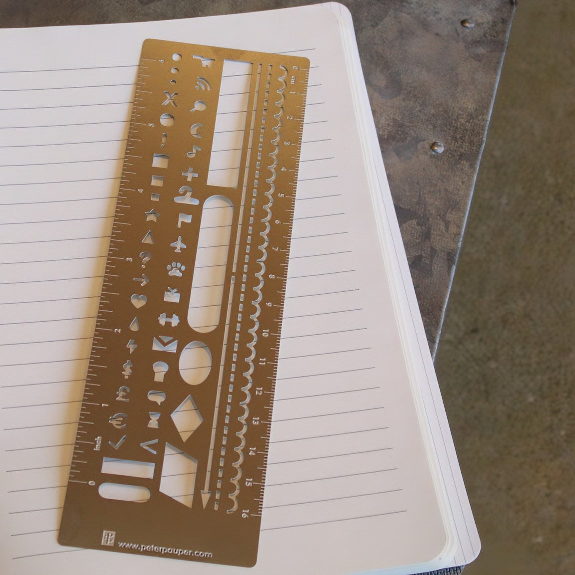 Metal Stencil Bookmark – FOUND Gallery Ann Arbor