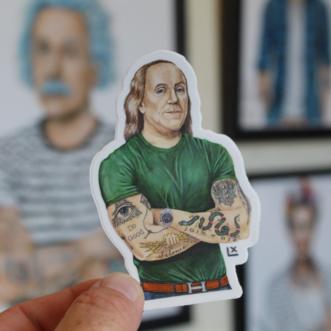 Buff Ben Sticker – FOUND Gallery Ann Arbor