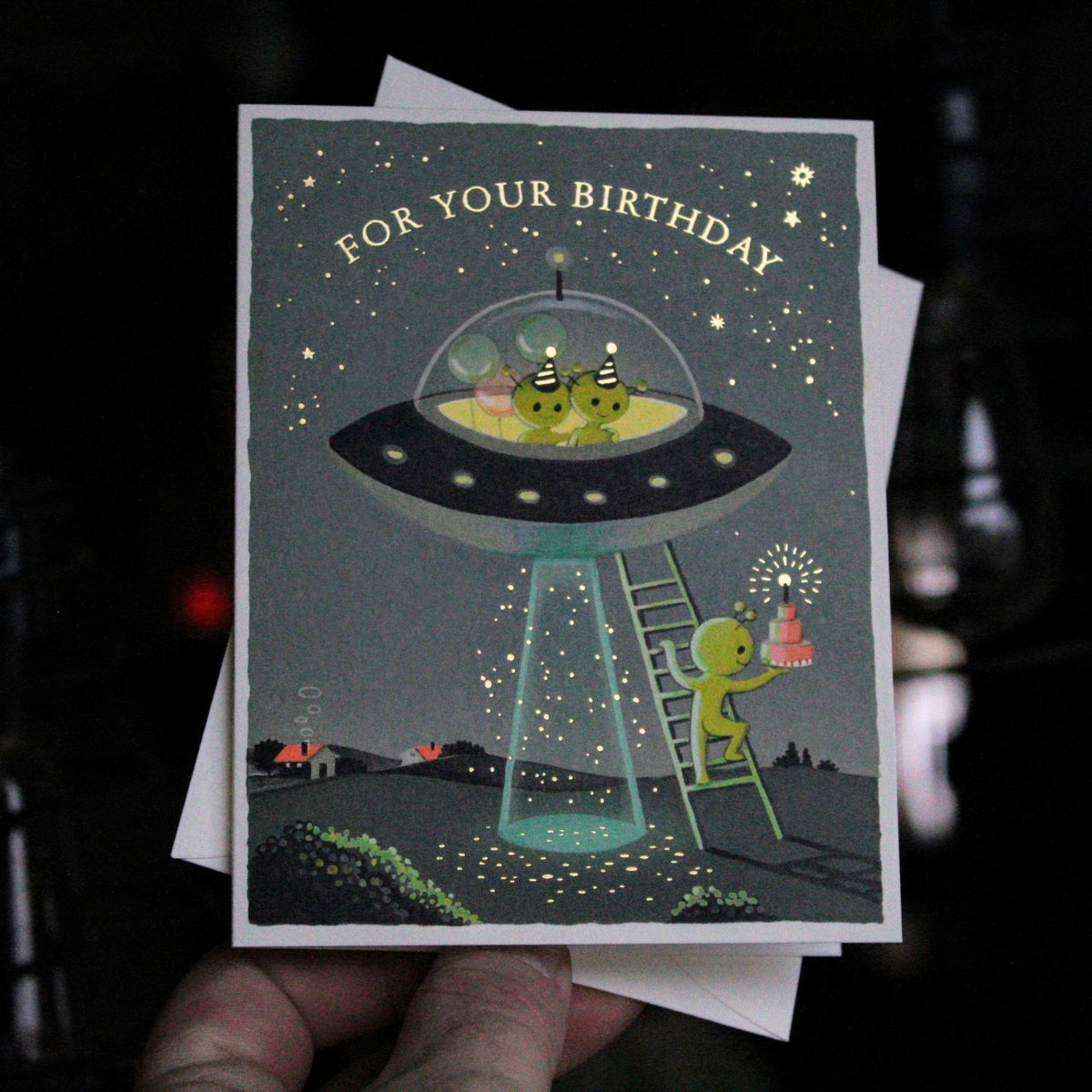 Aliens Birthday Greeting Card – FOUND Gallery Ann Arbor