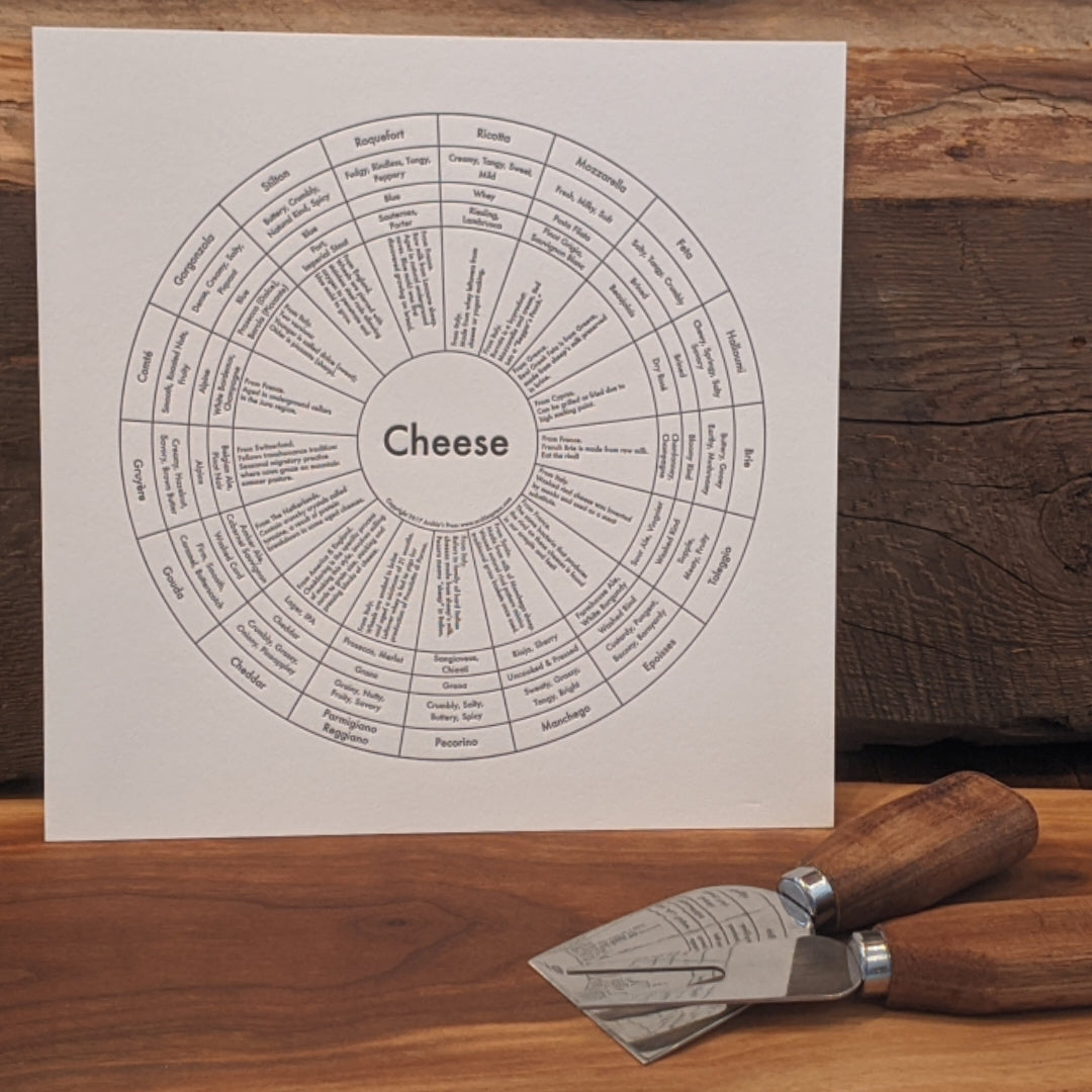 Cheese Chart – FOUND Gallery Ann Arbor
