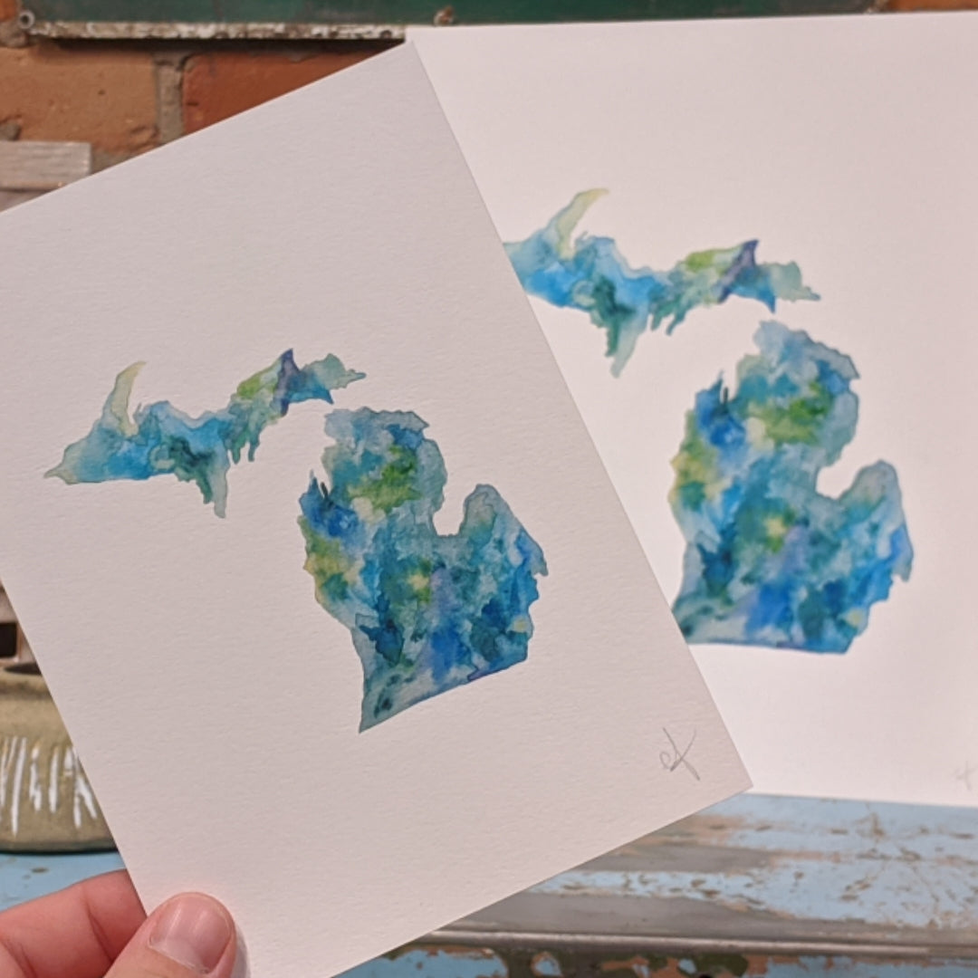 Michigan Watercolor Prints – FOUND Gallery Ann Arbor
